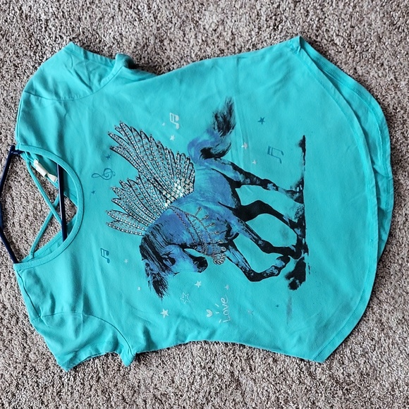 Self Esteem | Shirts & Tops | Self Esteem Crossback Tshirt With Pegasus ...